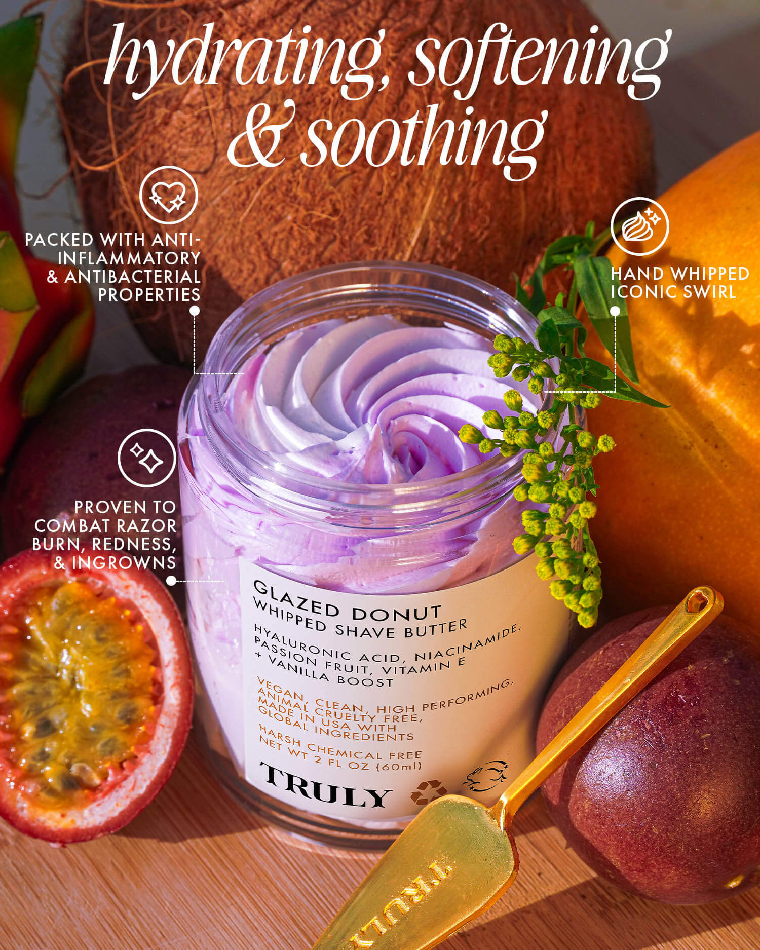 Glazed Donut Whipped Shave Butter – Truly Beauty