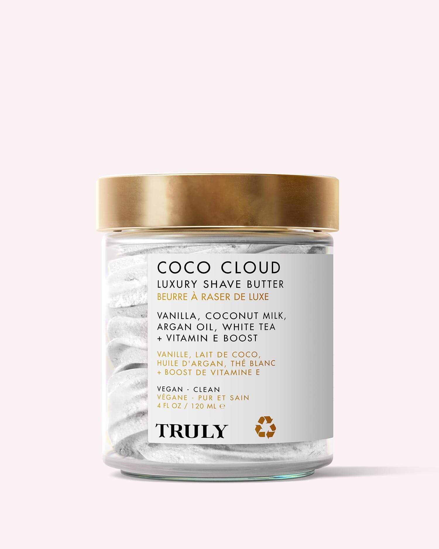 Coco Cloud Luxury Shave Butter, coconut soothing shaving cream for all skin types, prevents ...